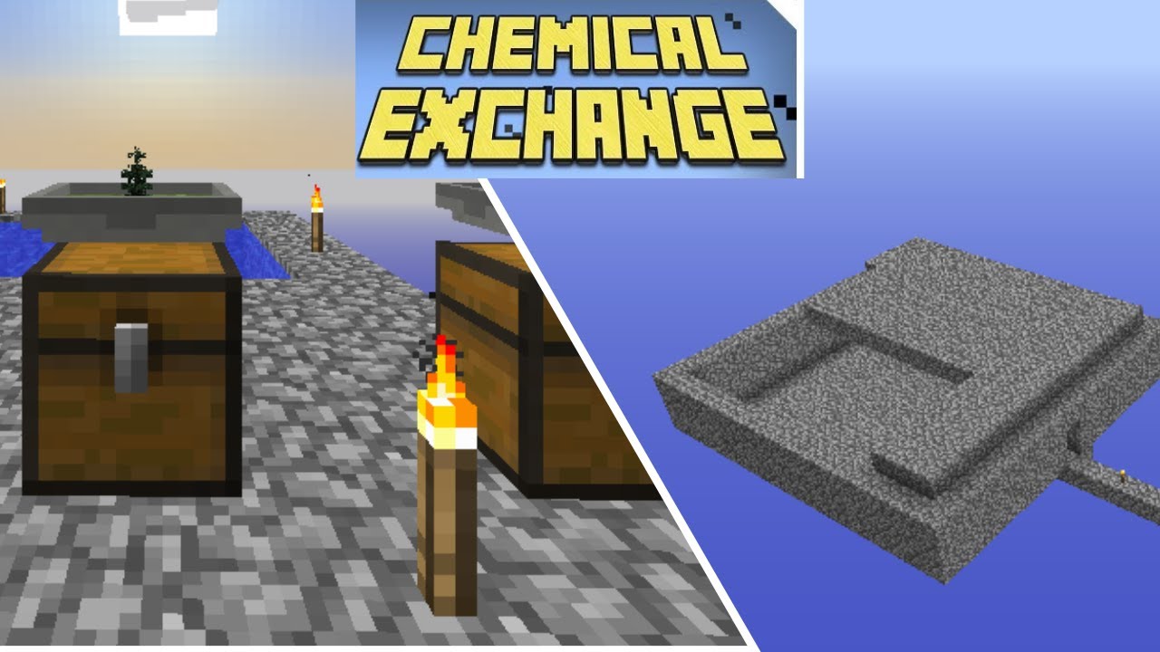 BONSAI POT E ABBOZZO DI MOBFARM -Minecraft-Chemical Exchange #2 - YouTube