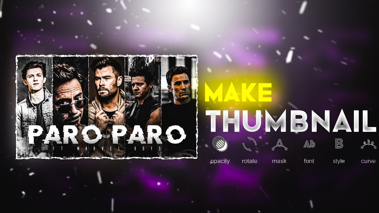 how to edit paro paro thumbnail| How i edited my NEJ-PARO PARO🔥 ...