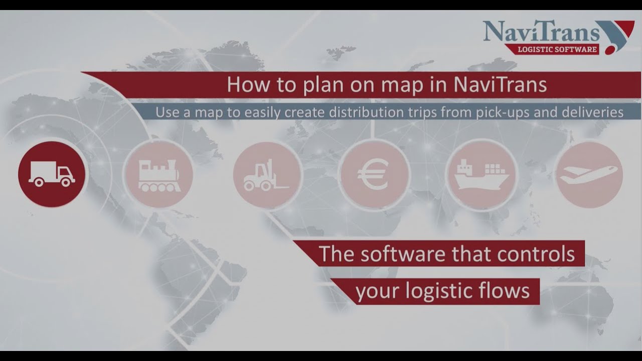 Plan on map NaviTrans v10 0 - YouTube