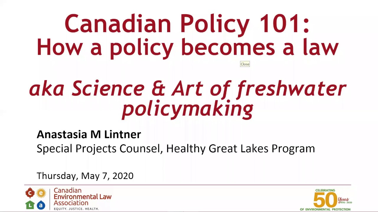 Canadian Federal Policy 101 - YouTube