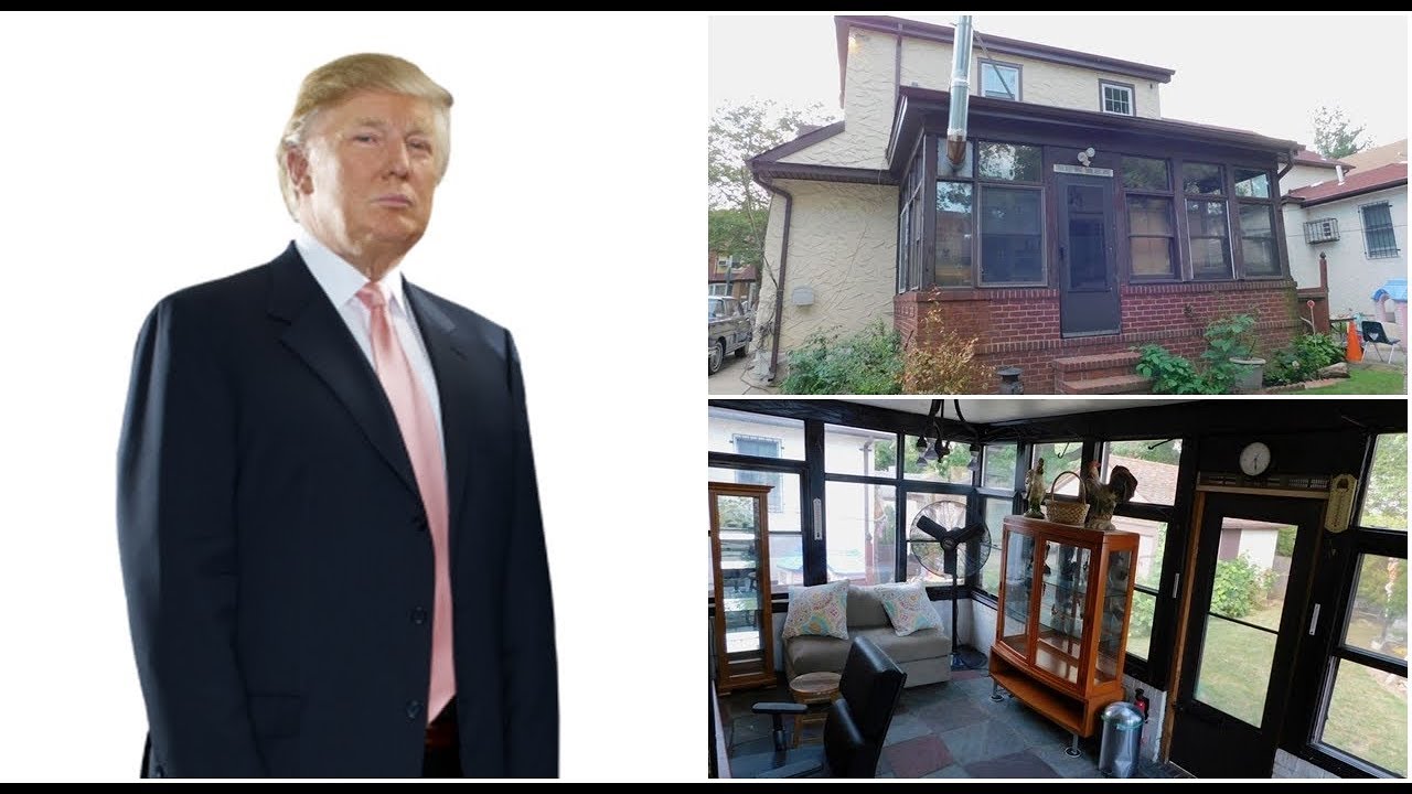 Donald trump's childhood home tour | Queens, New York | HD - YouTube