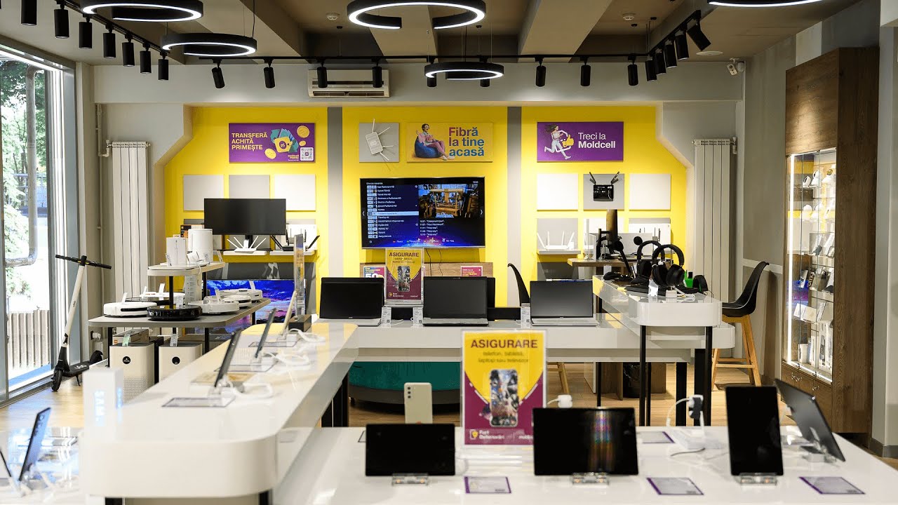 reDeschiderea magazinului Moldcell de pe strada Decebal 139 - YouTube