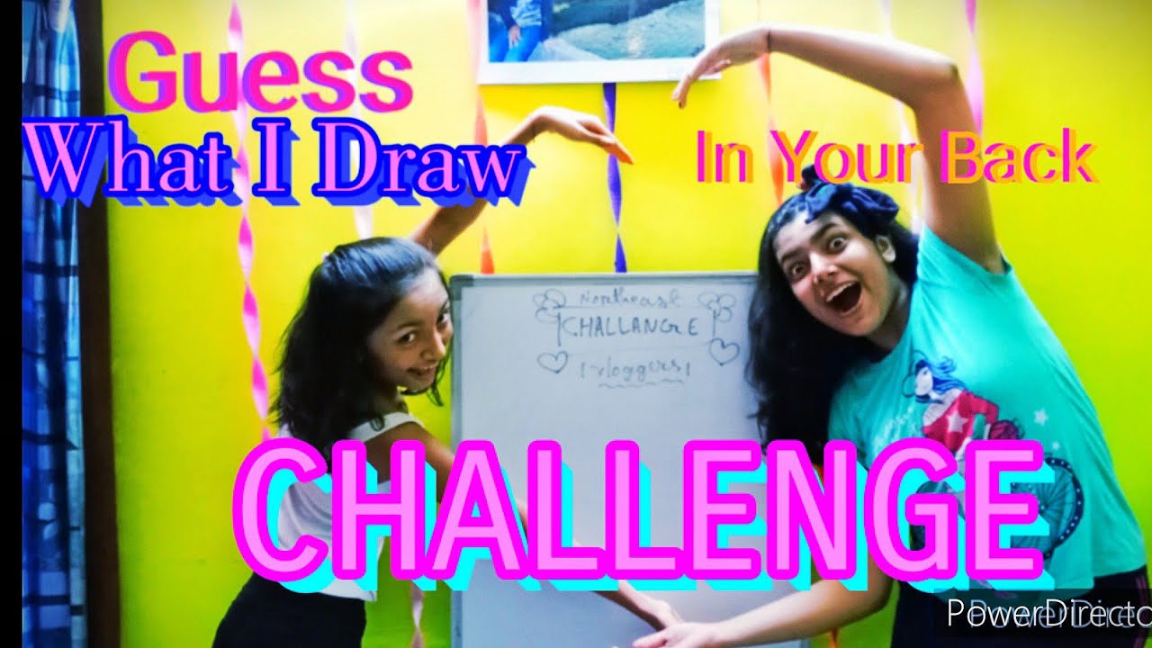 Guess What I Draw In Your Back Challenge | With Bloopers | #Northeast ...