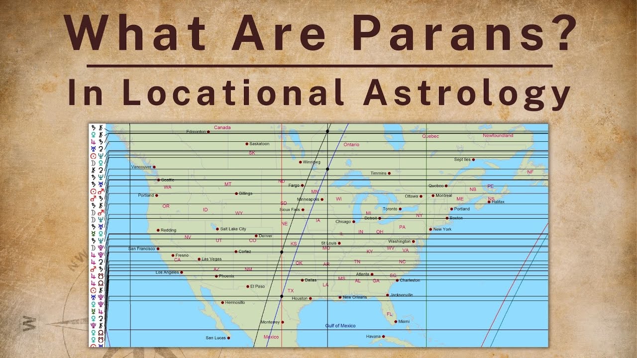 What Are Parans in Locational Astrology? An Introductory Overview - YouTube