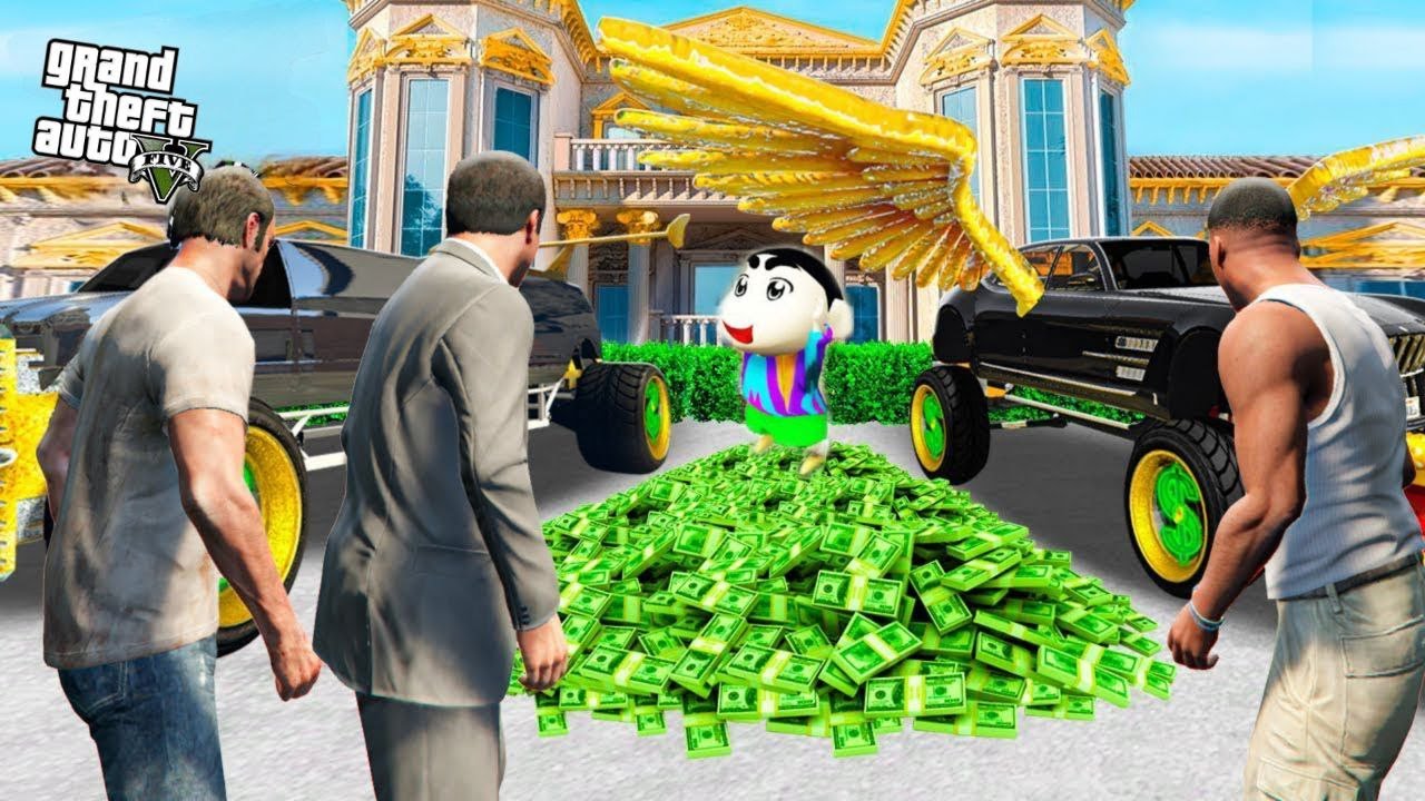 Franklin Won The Biggest Jackpot Lottery Prize In GTA 5 | SHINCHAN and ...