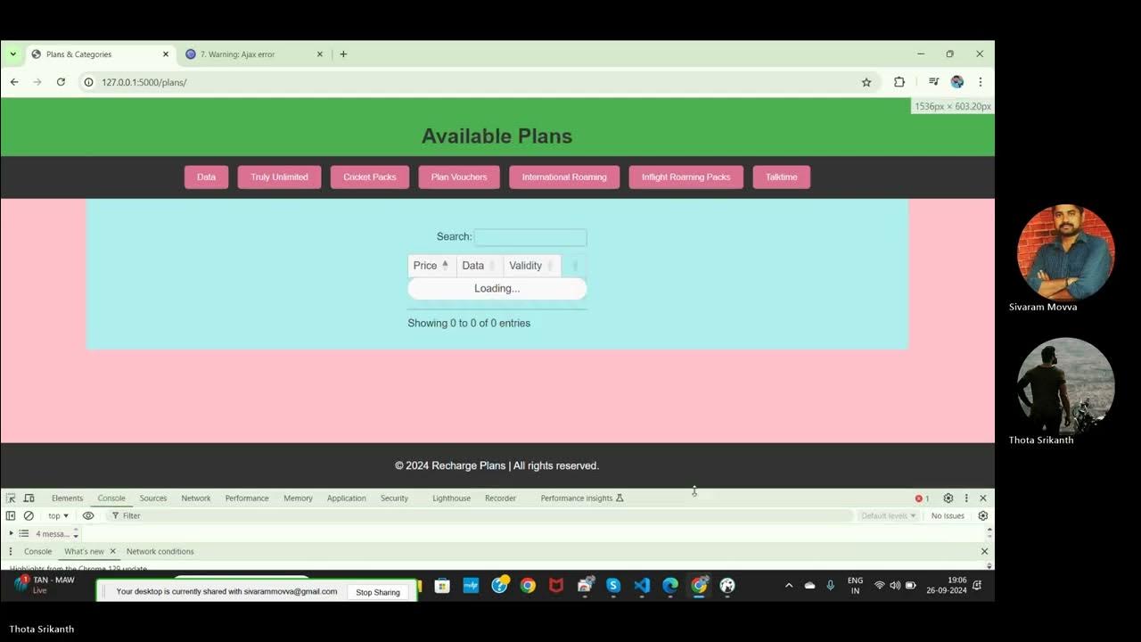 JQuery hands on, jquery data table - YouTube