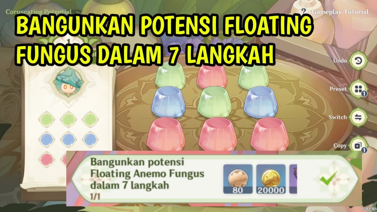 Awaken a Floating Anemo Fungus' potential within 7 moves ~ Genshin ...