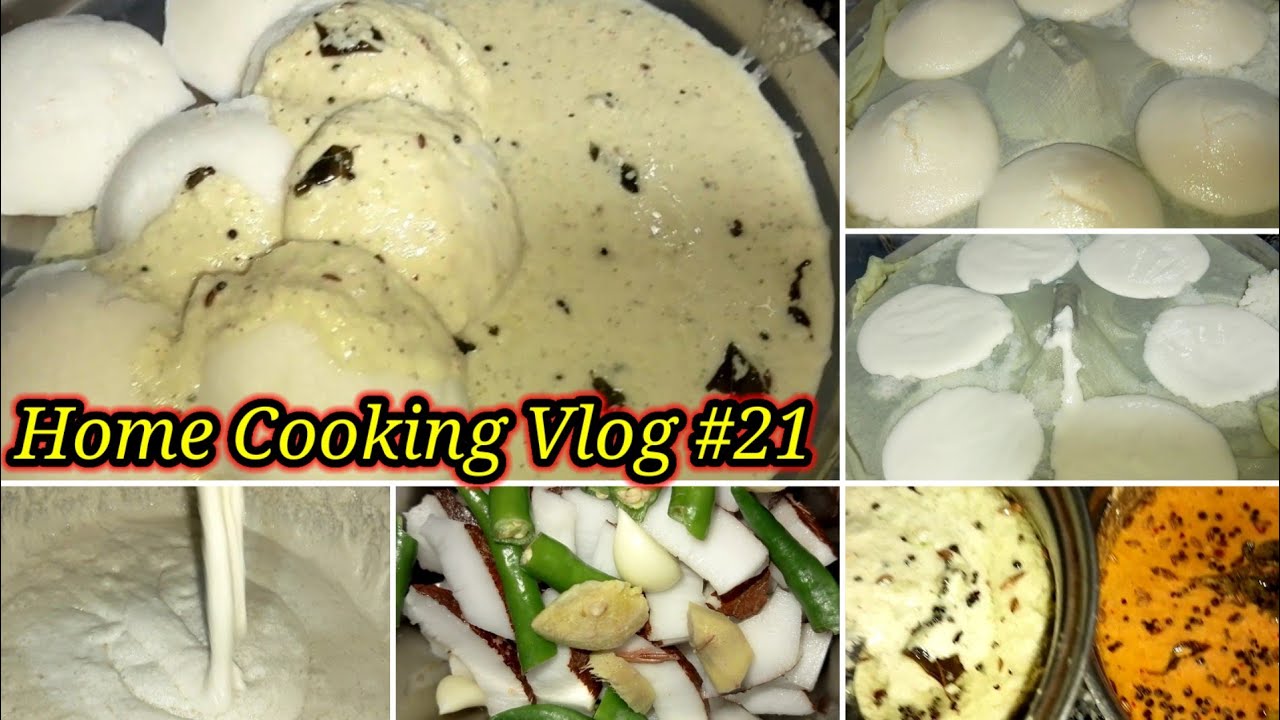 Dosa, Idli, Chutney Morning Breakfast Vlog | Home Cooking Vlog#21 ...