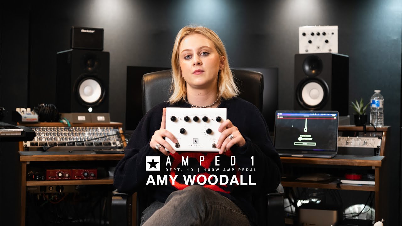 Amy Woodall of CRAWLERS on the AMPED 1 | Blackstar Amplification - YouTube