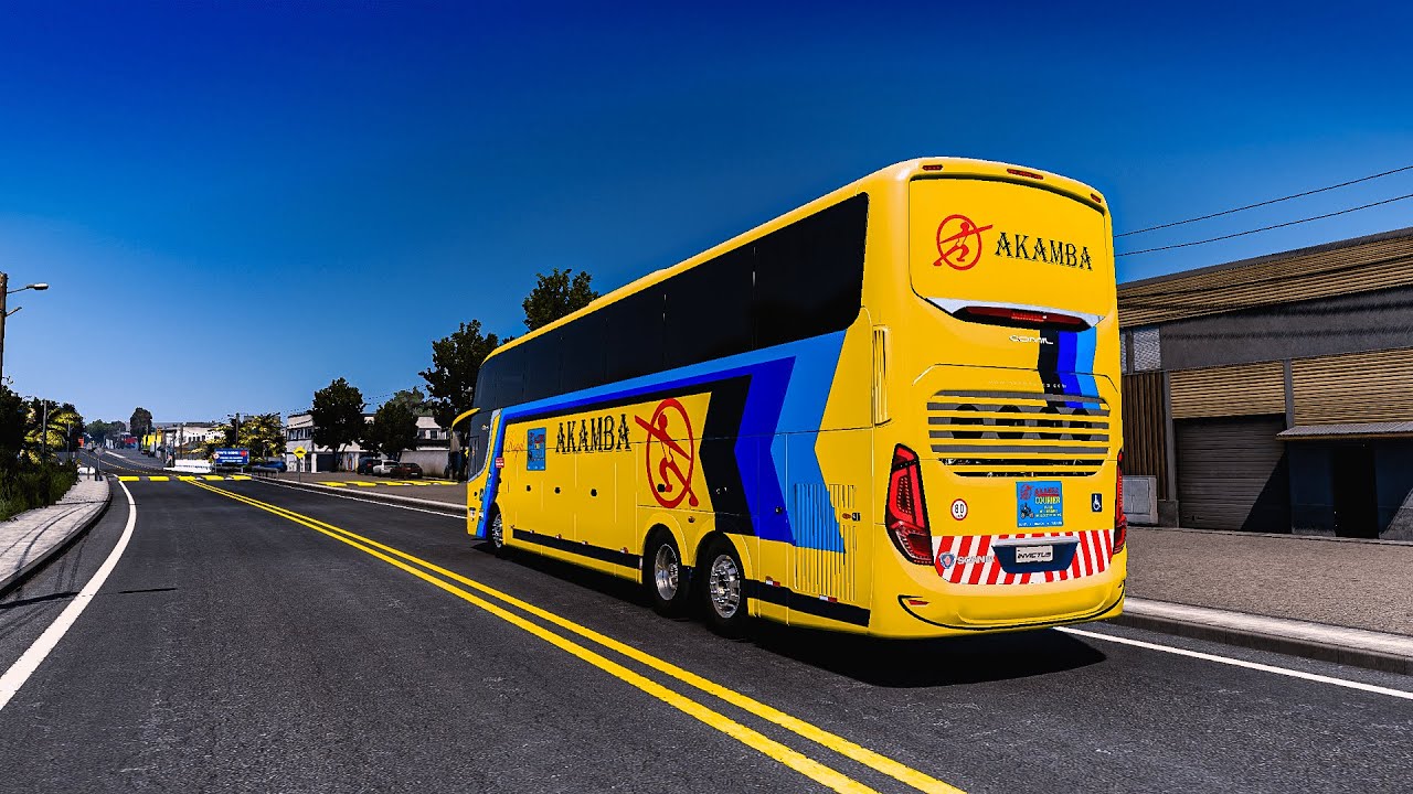AKAMBA BUS: Busia 🇰🇪 - Nairobi 🇰🇪| Realistic Driving| Scania Bus Mod ...