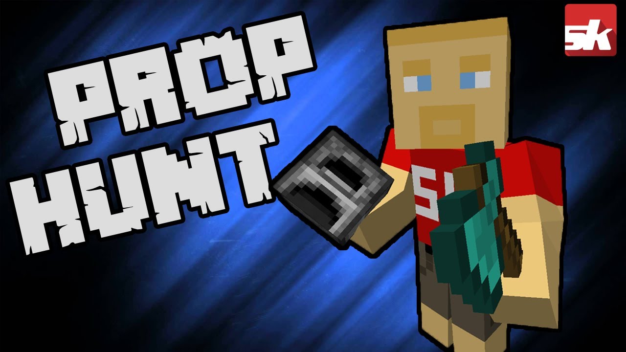 Playing PROP HUNT in MINECRAFT - YouTube