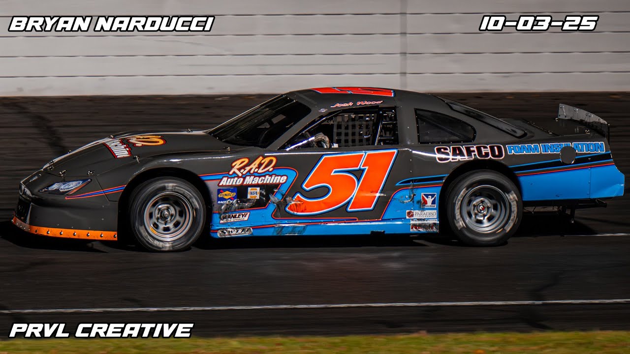 Bryan Narducci | #51 Late Model (STAFFORD // 10-03-25) - YouTube