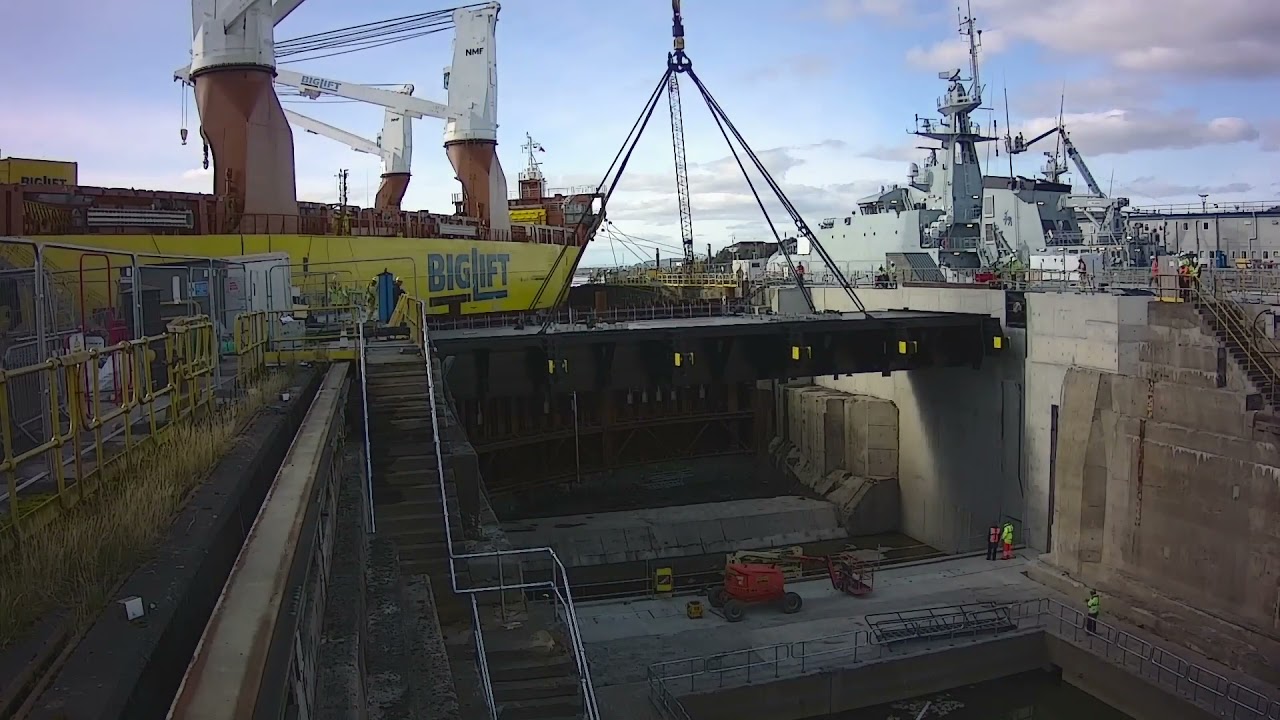 BAE - Flap Gate Installation - YouTube