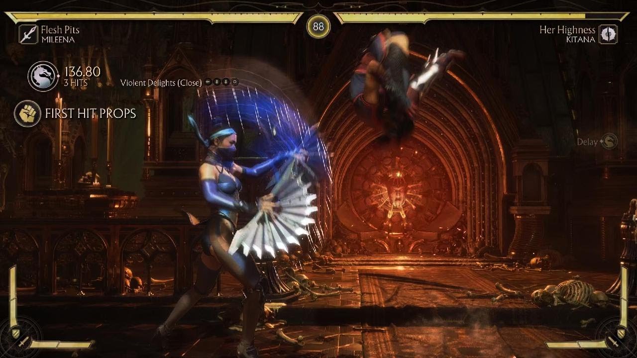 Mortal Kombat MILEENA Fatality VOILENT DELIGHTS - YouTube