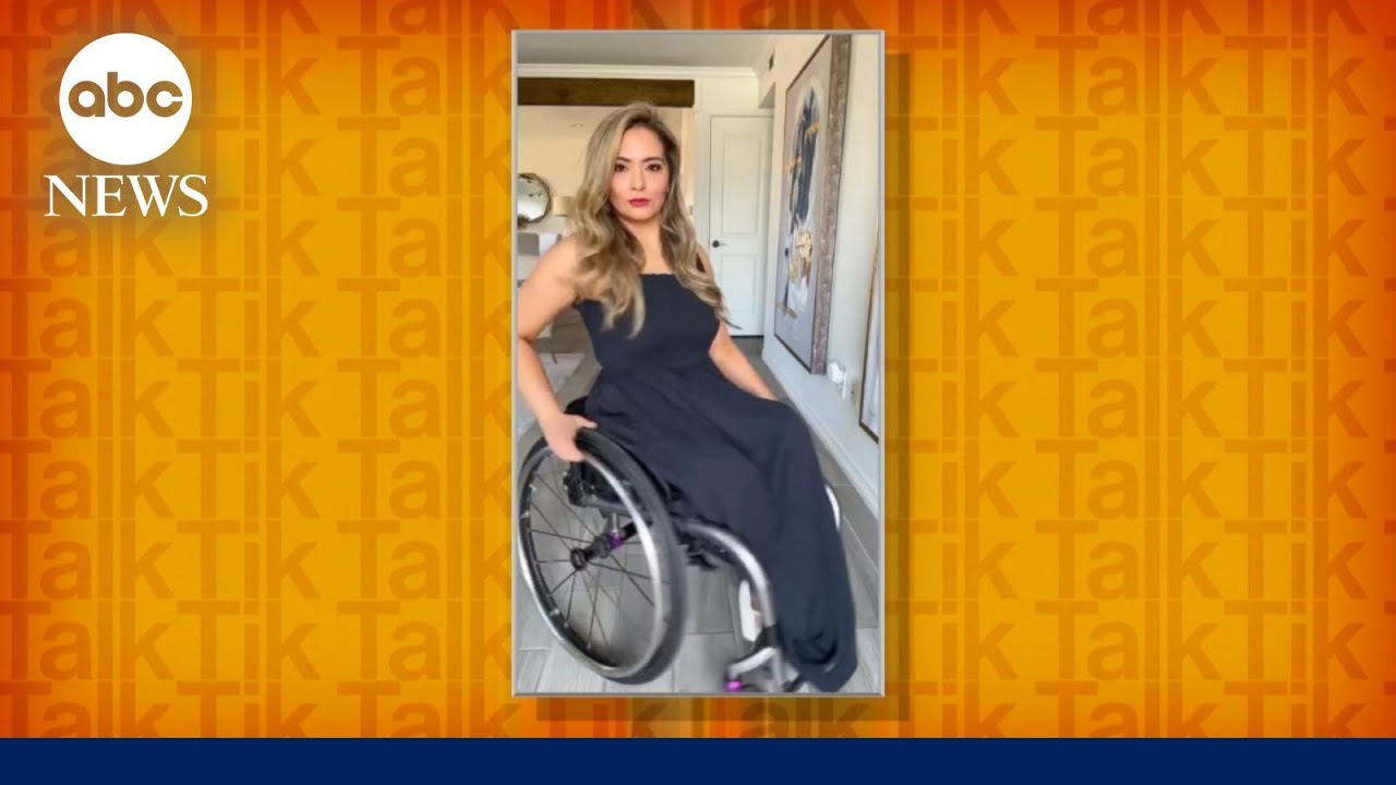 TikTalk: Disabled Latina Marcela Maranon reaches new heights | ABCNL ...
