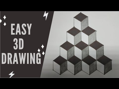 How to Draw 3D Steps by Steps in Easy Way - YouTube