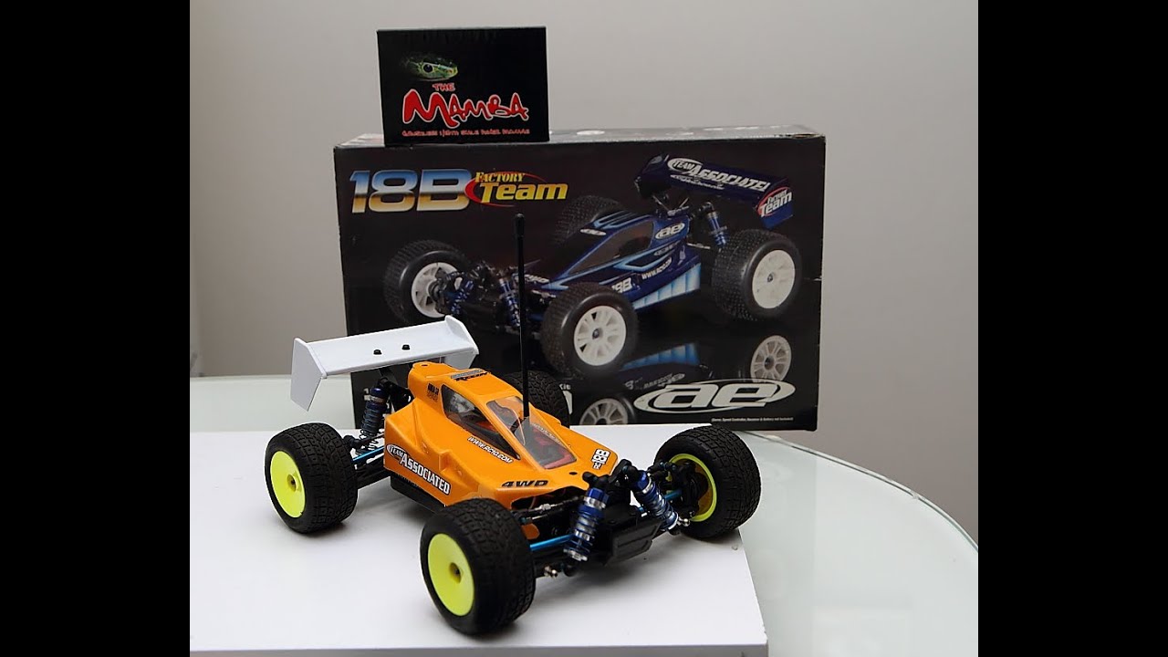 team associated 1/18 rc18b factory team - YouTube