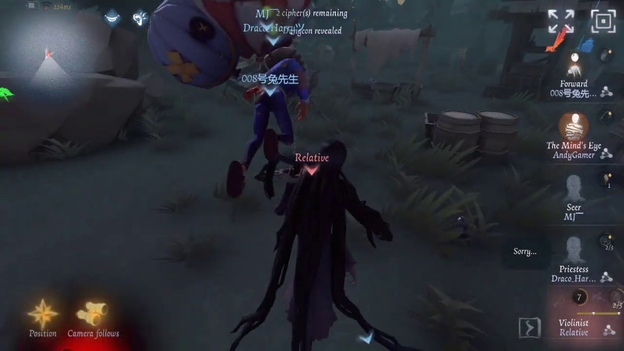 The double hit rescue counter - Violinist notes | Identity V IDV - YouTube