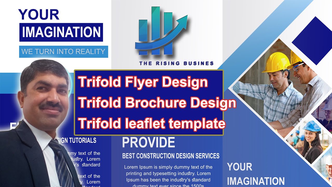 How to design a Trifold Flyer – Trifold Brochure Design in Adobe ...