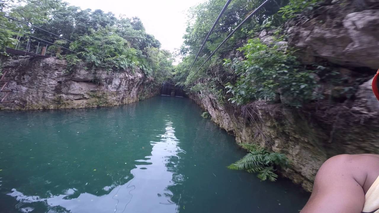 Cancun mexico xplor zip line - YouTube