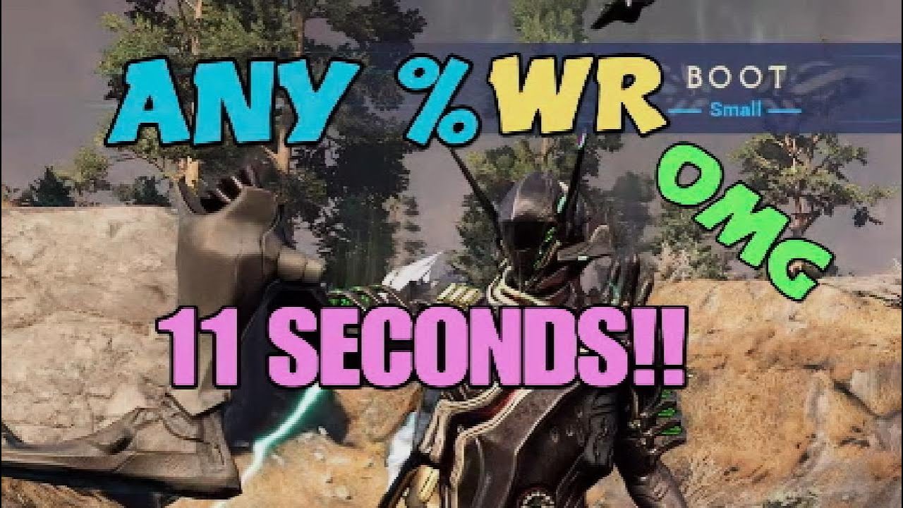 Warframe | Any% Boot Fishing WORLD Record!! O.o | PS5 - YouTube