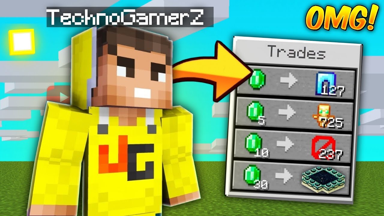 Minecraft, But YouTubers Trade OP Items.. - YouTube