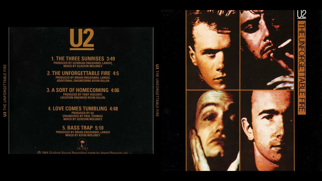 U2 The Unforgettable Fire Single