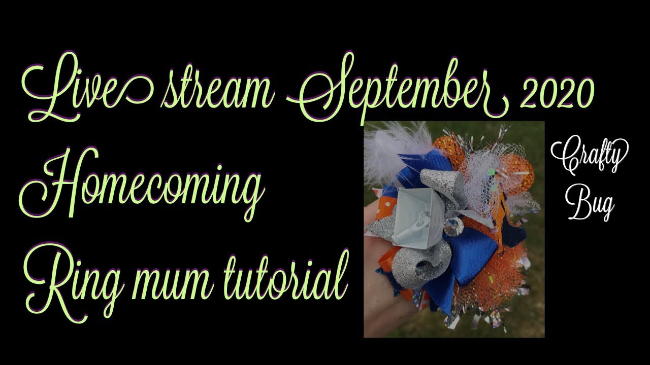 Homecoming ring mum/ finger mum/ how to make homecoming mums - YouTube