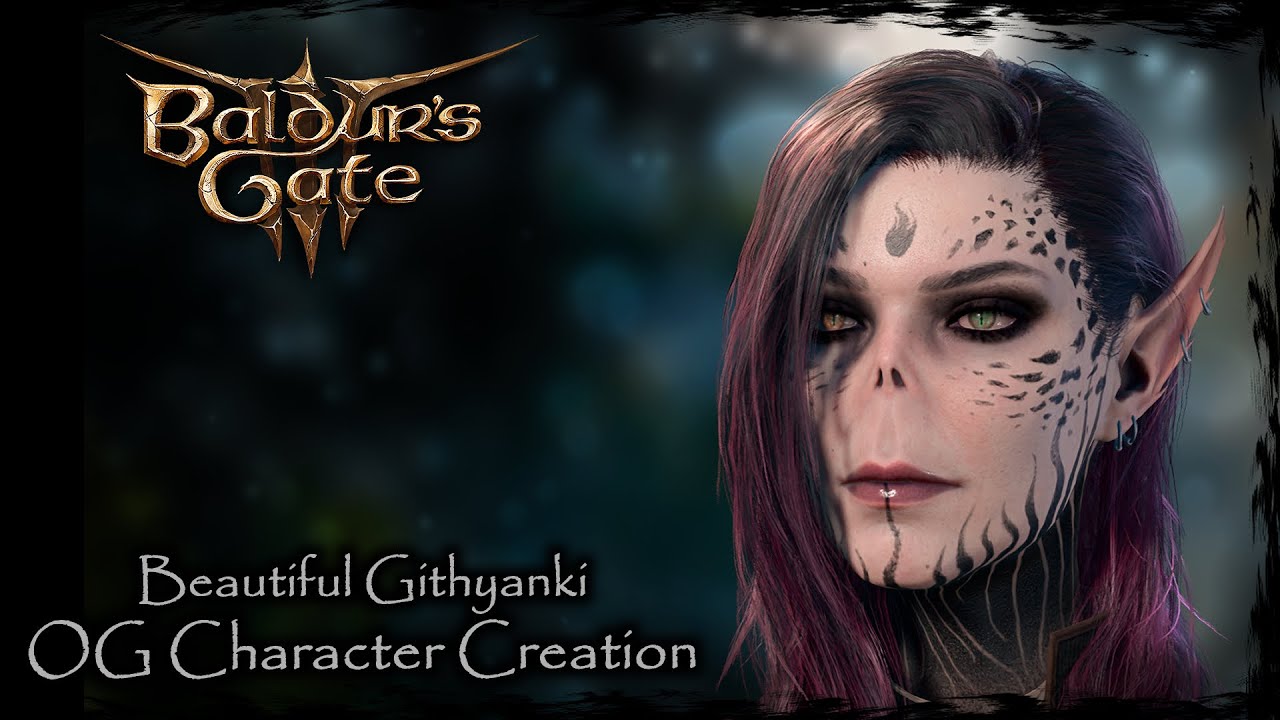 BALDUR'S GATE 3 || Beautiful Githyanki [Original Character #167 ...