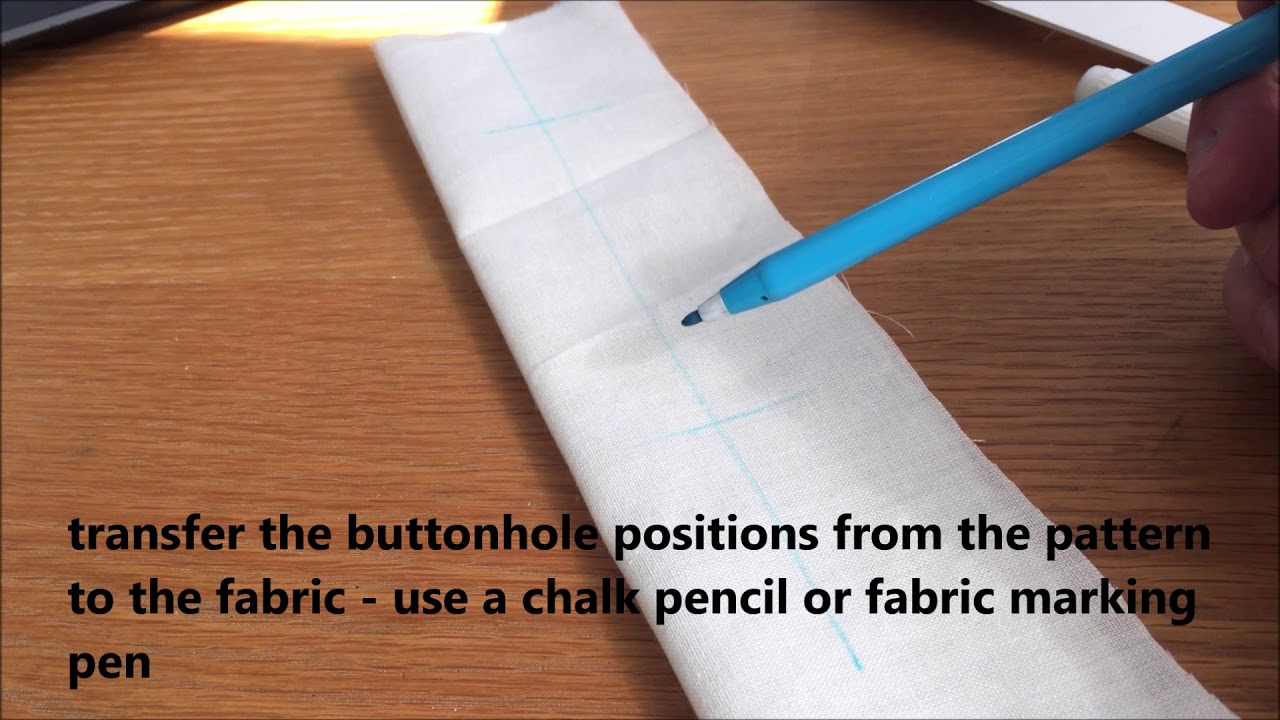 How to sew a fully automatic buttonhole (a 1-step buttonhole) - YouTube