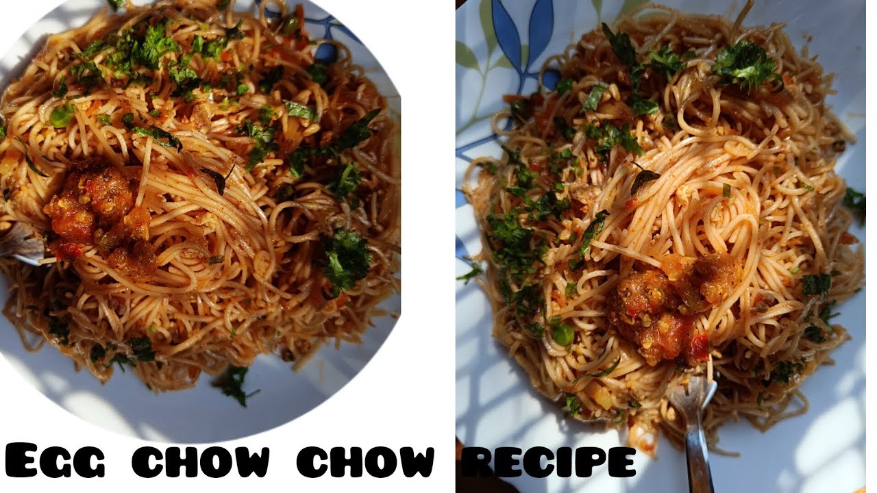 How to make astreet style egg chow chow recipe #food #nepalifood - YouTube