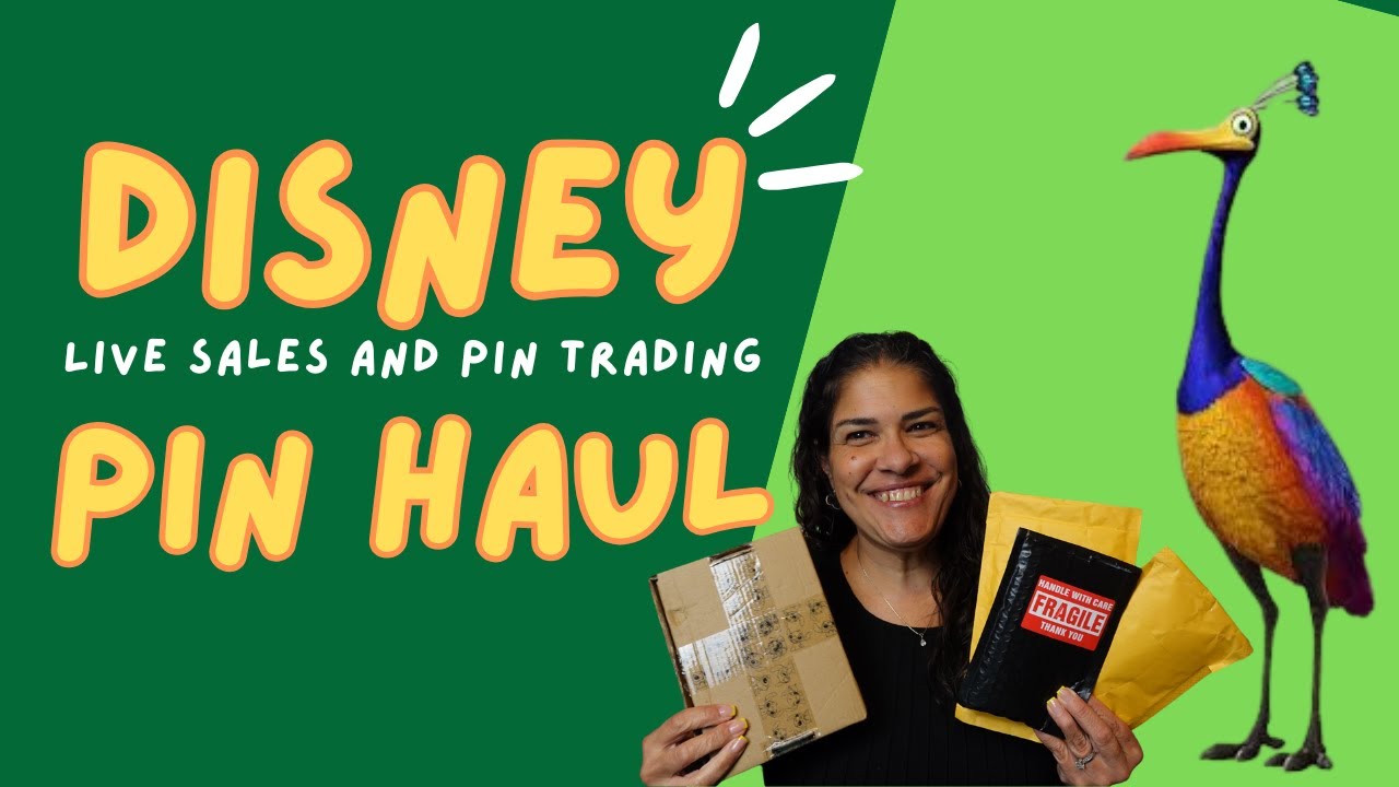 Disney Pin Haul: Live Sales and Trades - YouTube