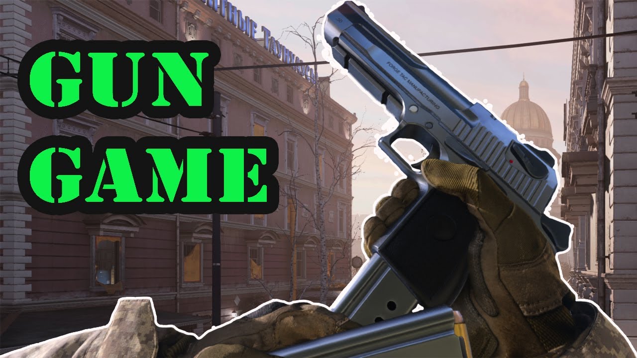 FIRST GUN GAME COD - YouTube