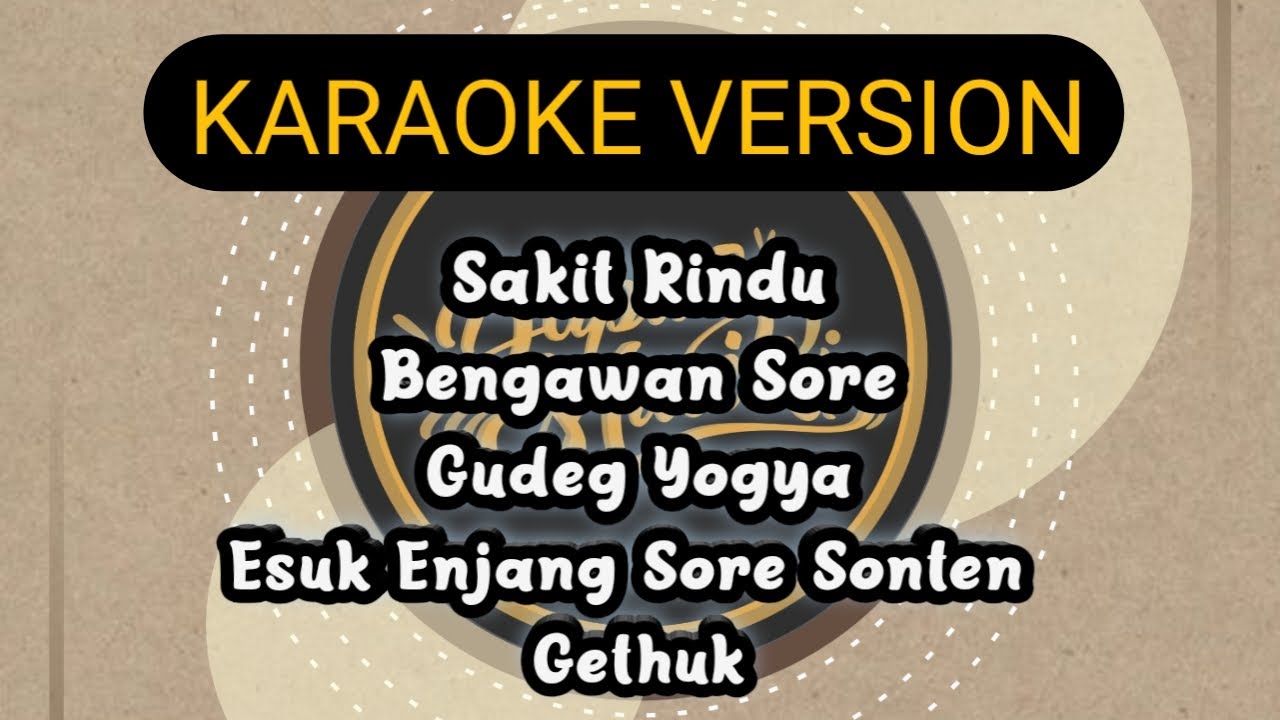 Kumpulan Lagu-Lagu Manthous ( karaoke version dapur musik) - YouTube