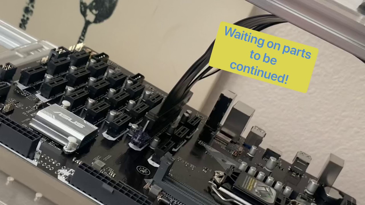 12 gpu plus 19 gpu bitcoin mining rig fresh build progress sneak peak ...