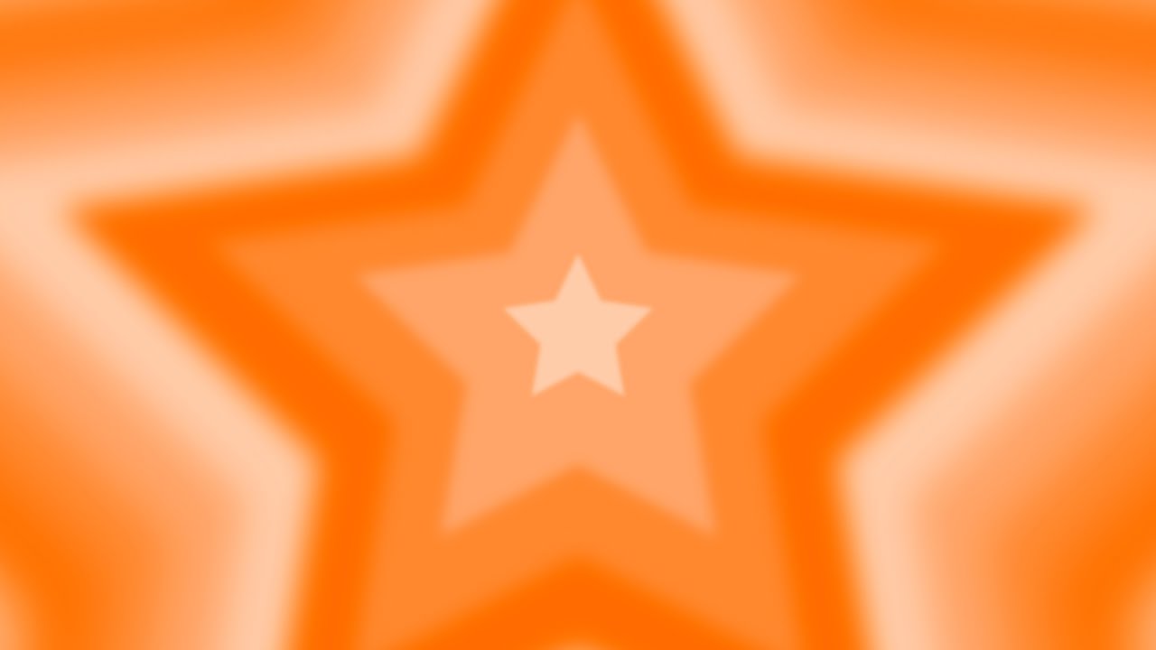 4K 1 Hour Y2K Aesthetic Background Video Aura Orange Star Tunnel ...