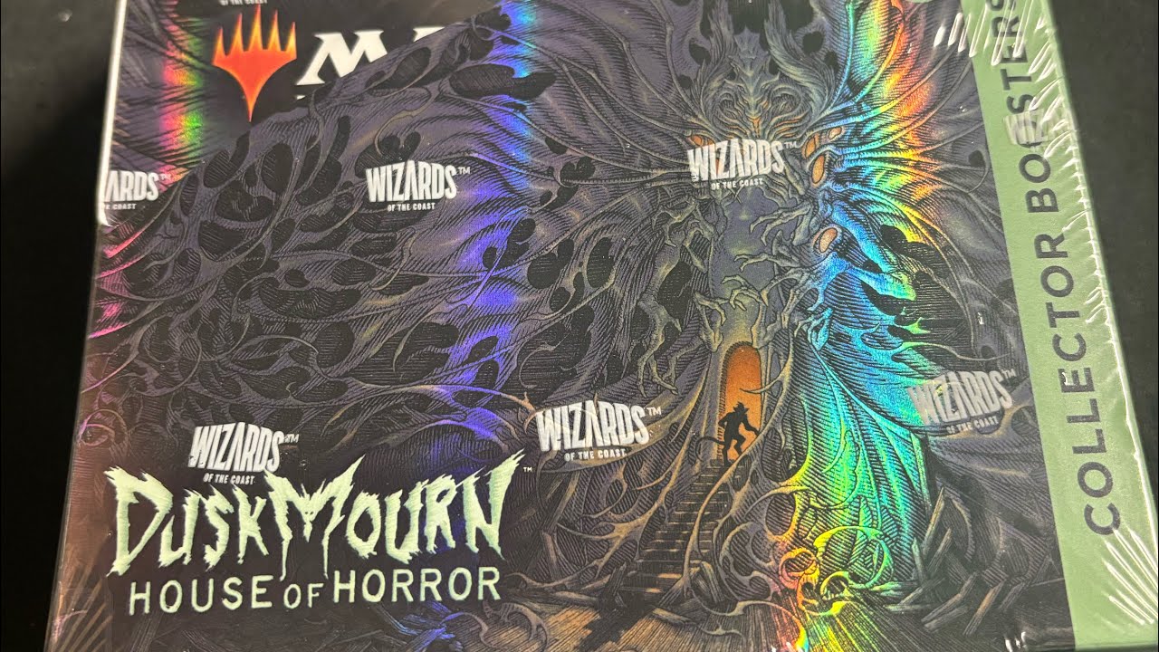 Mtg duskmourn house of horror collector booster box #1 can my wallet ...