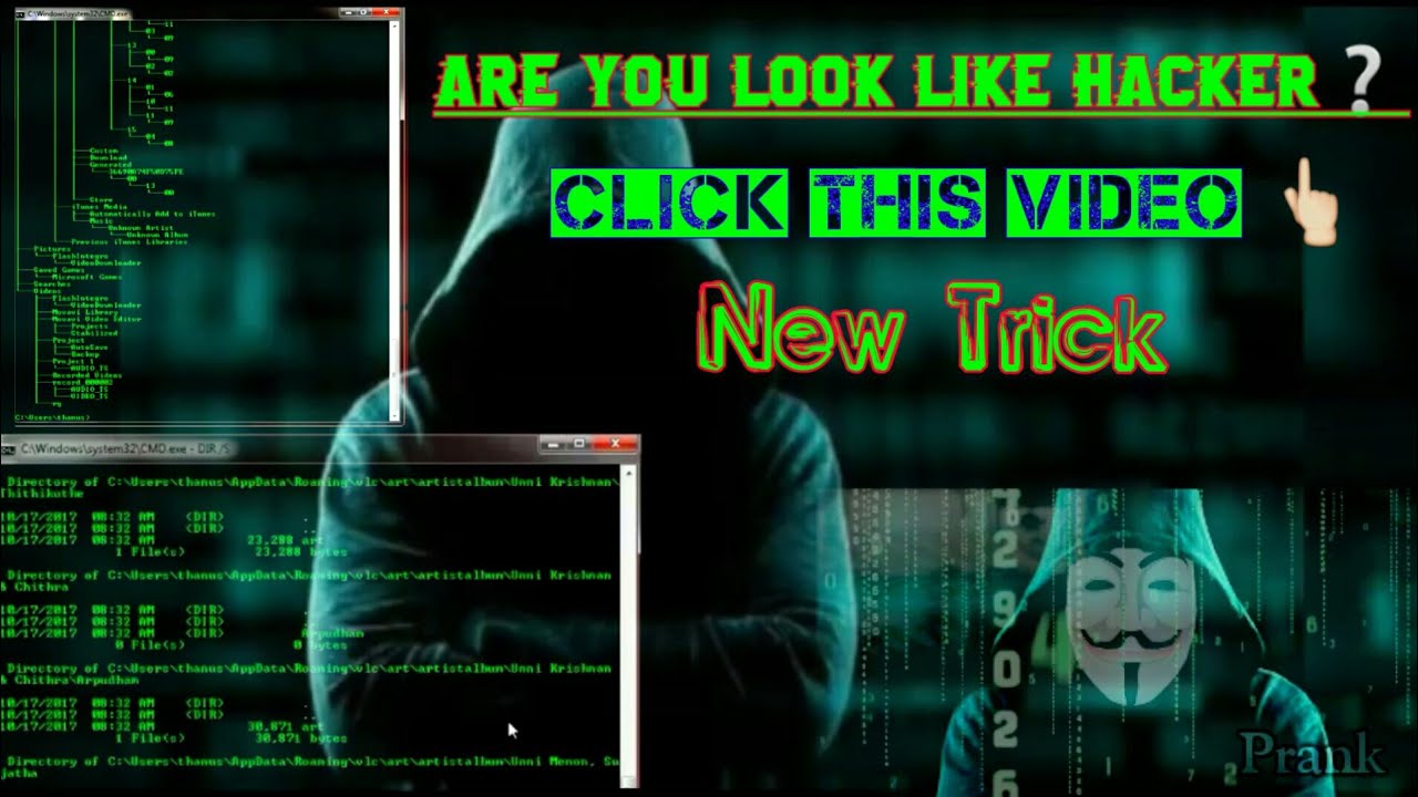 Are You Look Like Hacker? New Trick In Your Computer / Mobile. - YouTube
