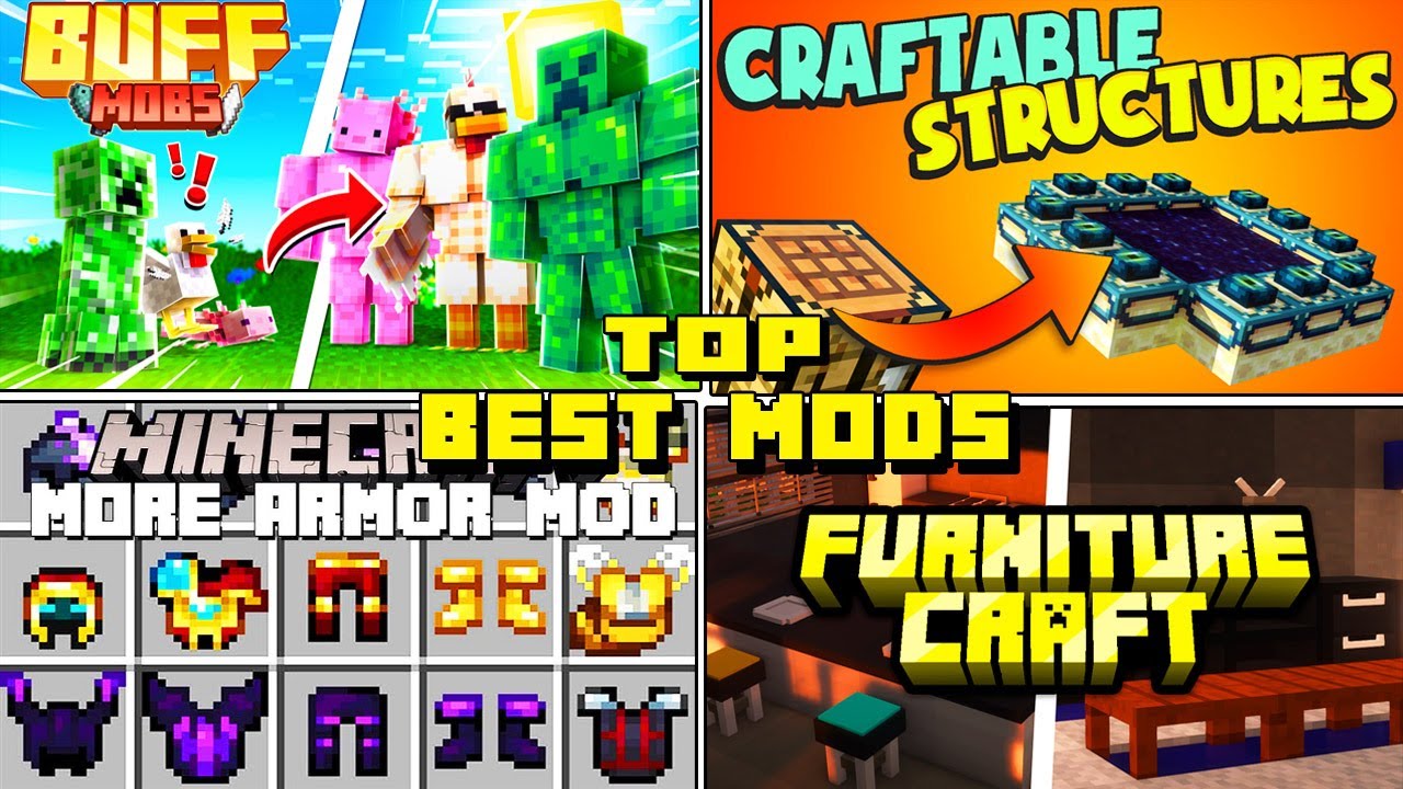 Top Best MODS to Download in Crafting and Building and Minecraft | # ...