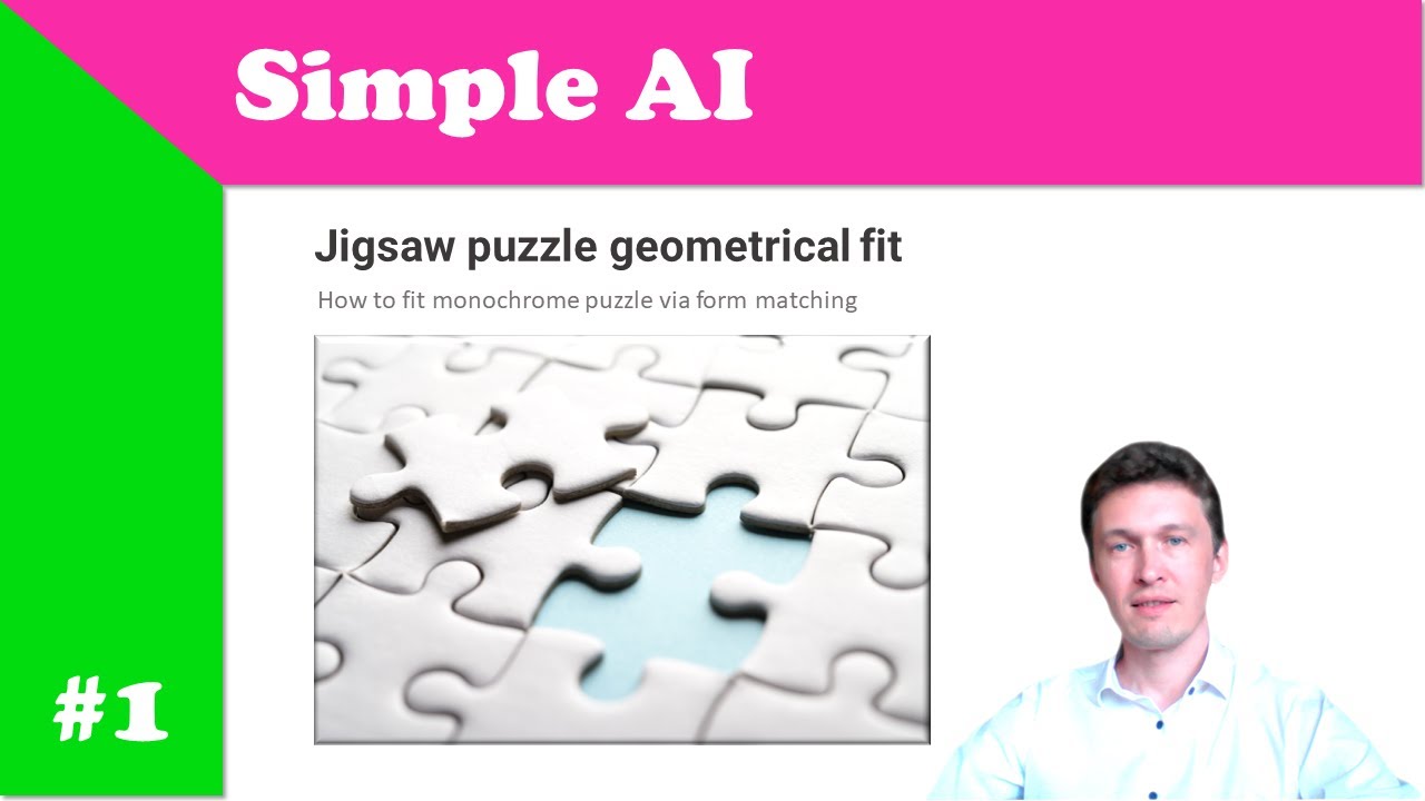 Jigsaw puzzle geometrical fit - YouTube