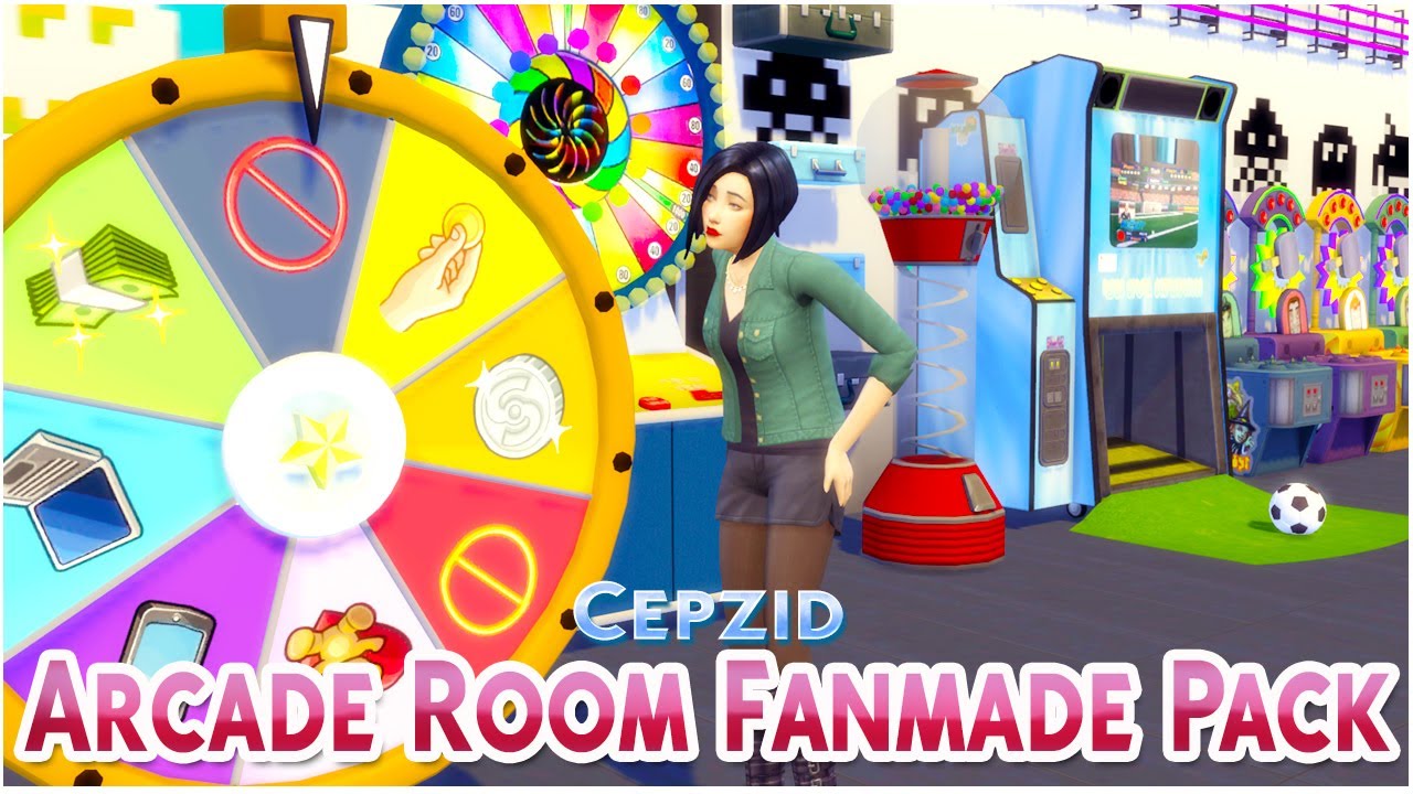 Arcade Room Fanmade Pack REVIEW ESPAÑOL // LOS SIMS 4 - YouTube