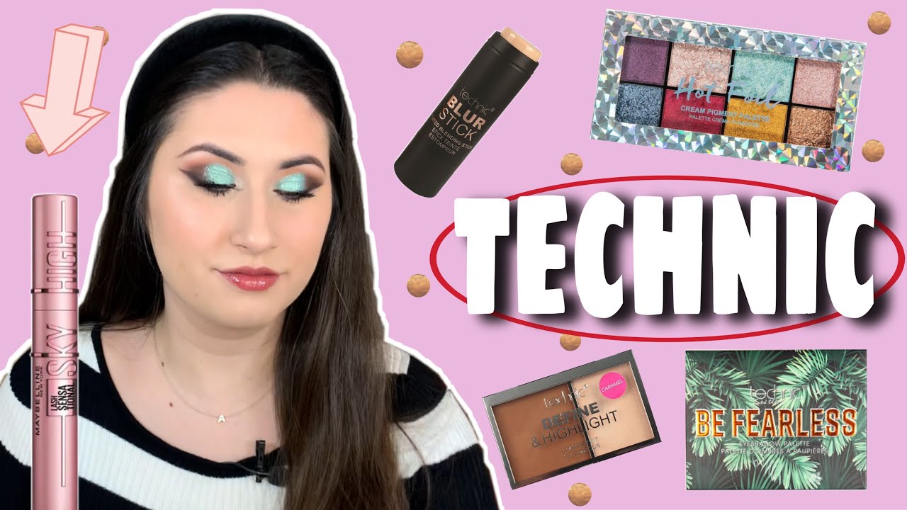 MAQUILLAJE LOW COST CON PRODUCTOS TECHNIC 😍 + PROBAMOS LA MÁSCARA MÁS VIRAL DEL MOMENTO 😱 - YouTube
