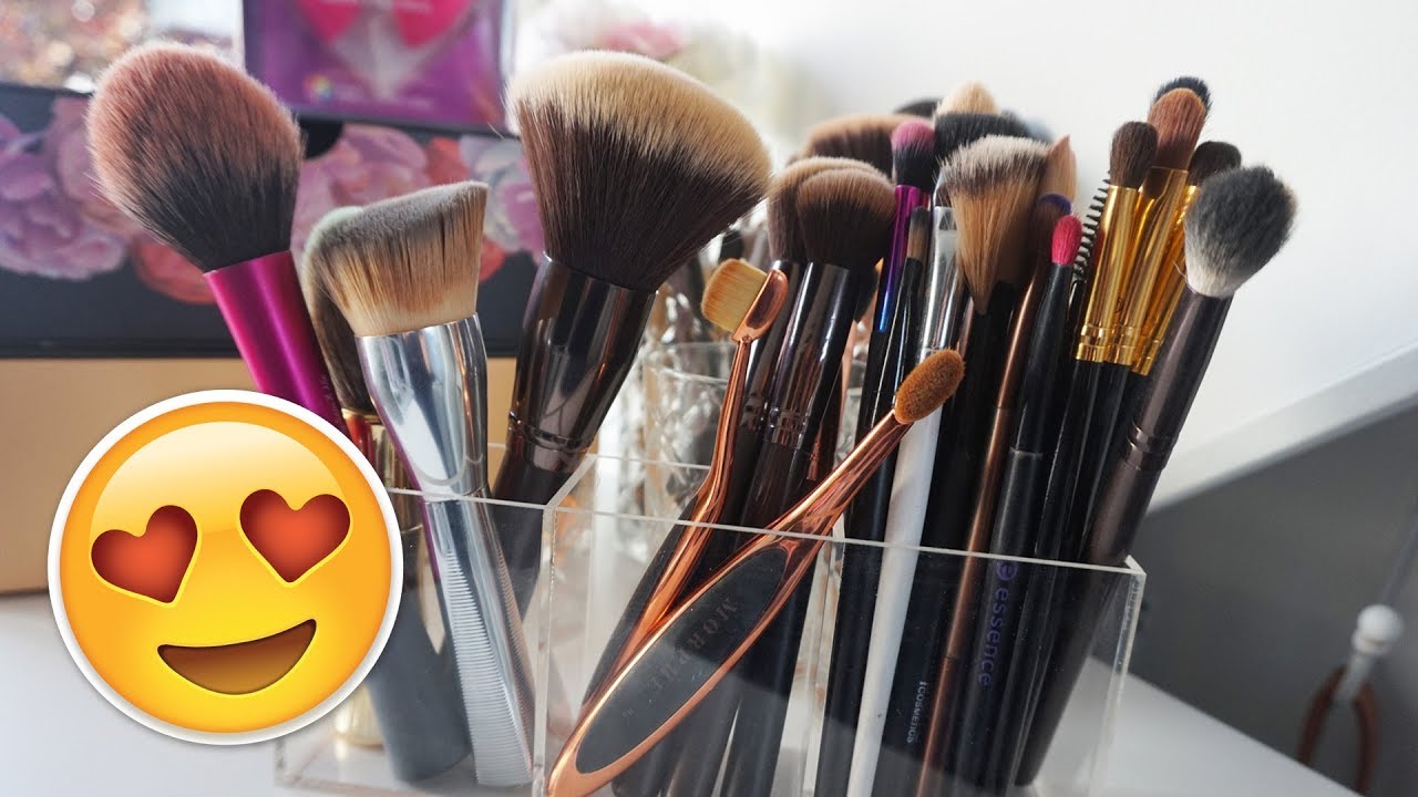 FAVORIETE MAKEUP KWASTEN 2018 | Sarah Marikh - YouTube