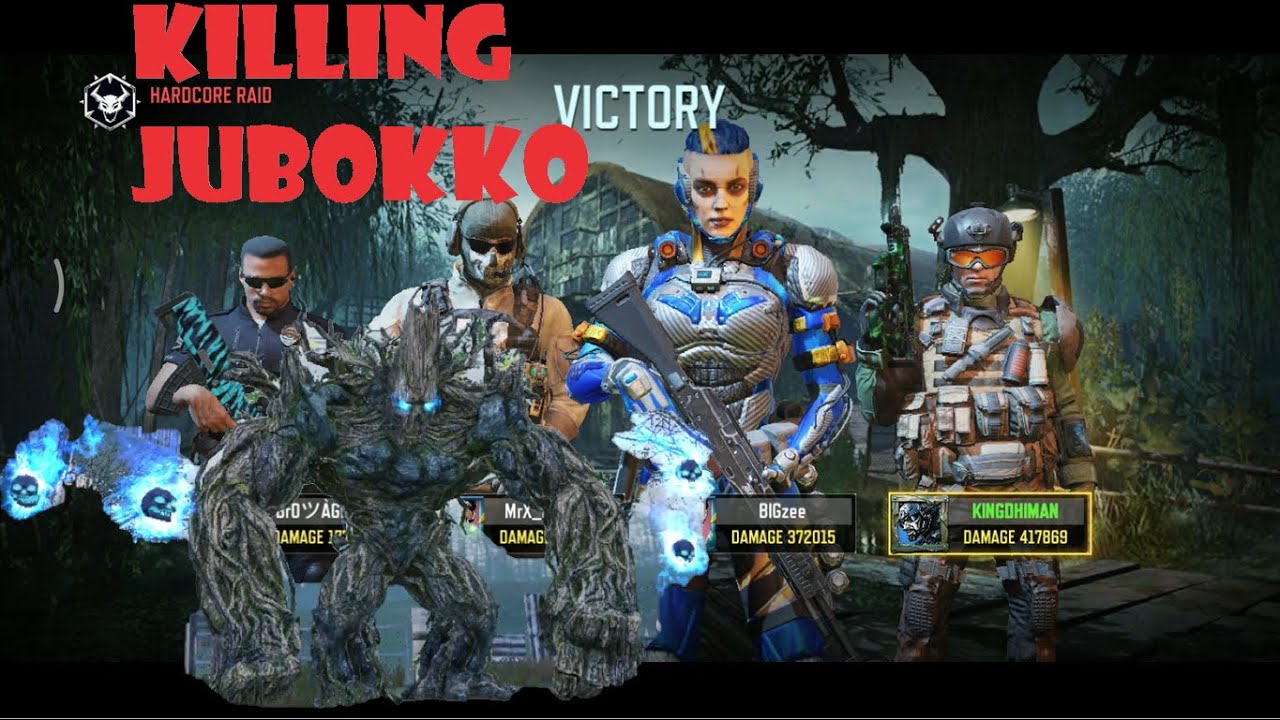 Zombie Boss Jubokko || COD Mobile Gameplay - YouTube