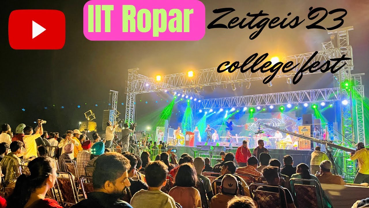 Zeitgeist’23|| College fest preparation video|| IIT Ropar|| Vlog ...