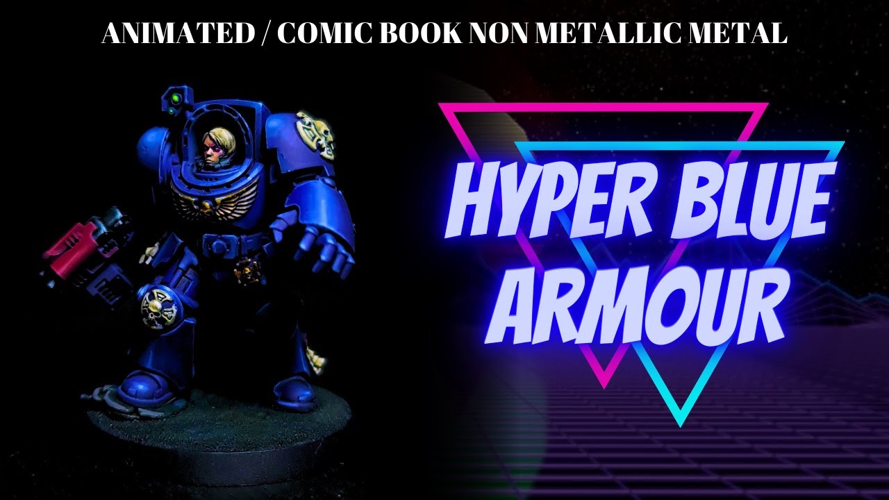 DYNAMIC blue Spacemarine Ultramarine paint Guide - YouTube