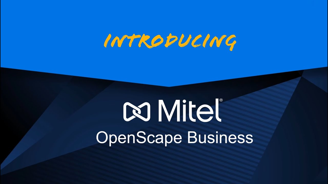 Mitel OpenScape Business - YouTube