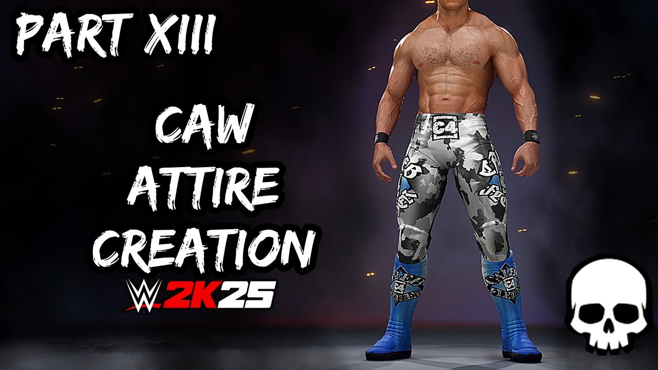 WWE 2K25- CAW Attire Creation Video (XBOX) #13 - YouTube