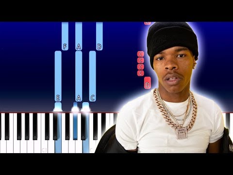 Lil Baby - Woah (Piano Tutorial)
