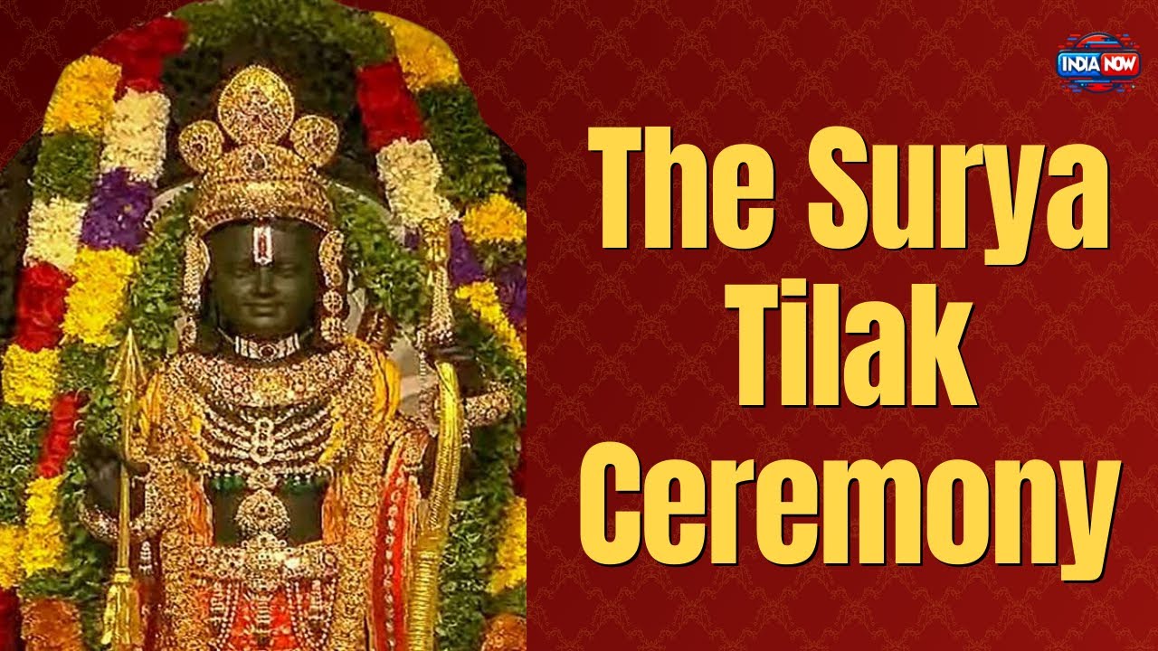 “Unlocking the Mysteries: The Surya Tilak Ceremony at Ayodhya’s Ram ...